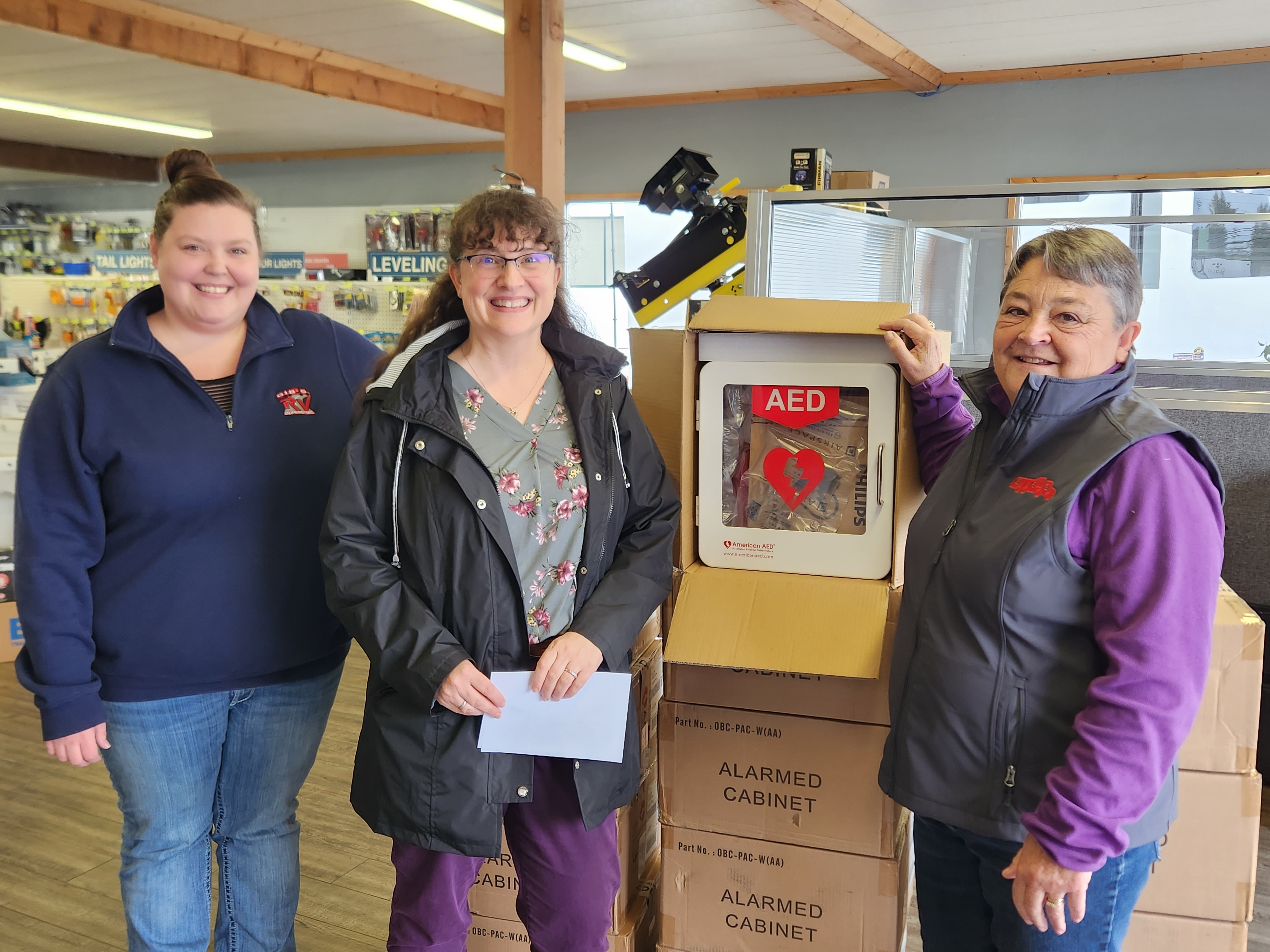 Gib's Donates 14 AED Life Saving Devices to South Coast Head Start